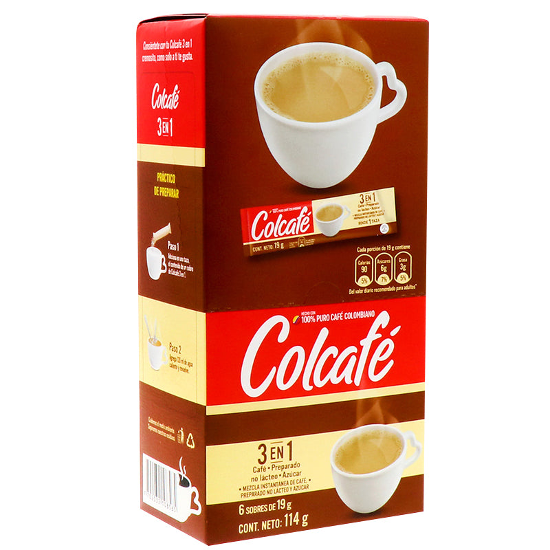 Café instantáneo 3 en 1 Colcafé (114 grs) – Mi Sabor a Colombia