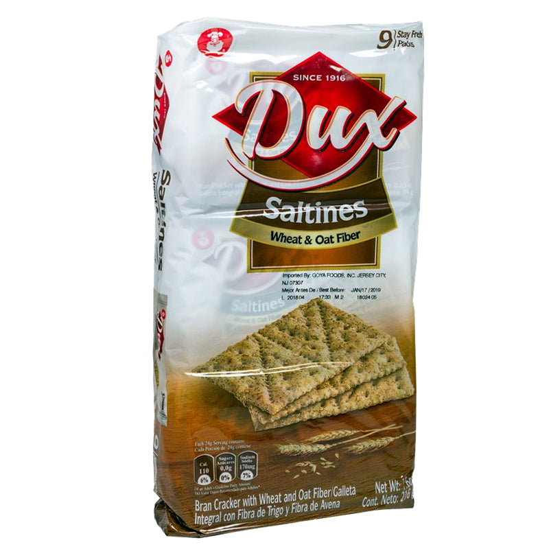 Galletas DUX Saltines fibra de trigo y fibra de avena (216 grs.) – Mi ...